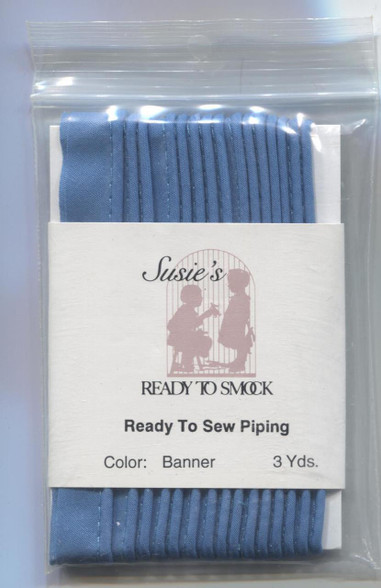 Banner Blue piping