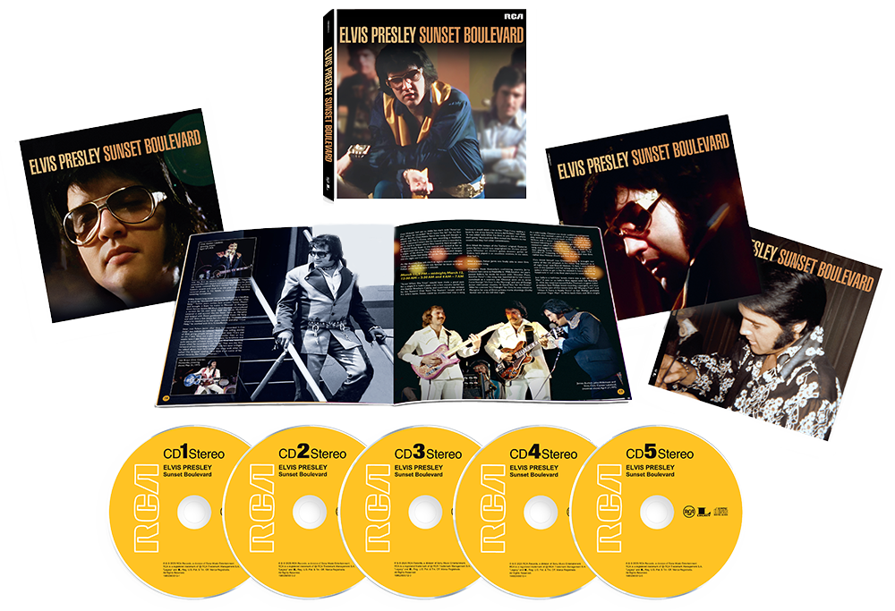Elvis Presley 'Sunset Boulevard' 5-CD Box Set from Sony Music