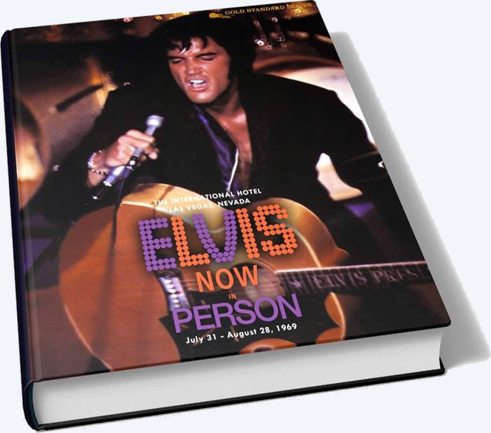 Elvis Now In Person 1969 Large Hardcover Book - Elvis Presley WebShop