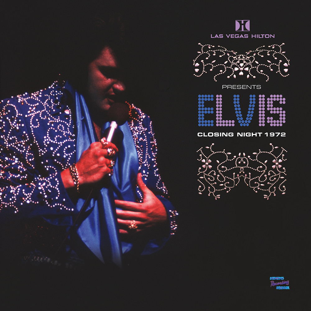 BLACK | Elvis: Las Vegas - Closing Night 1973 2 LP Vinyl Record STEREO from MRS (Elvis Presley)
