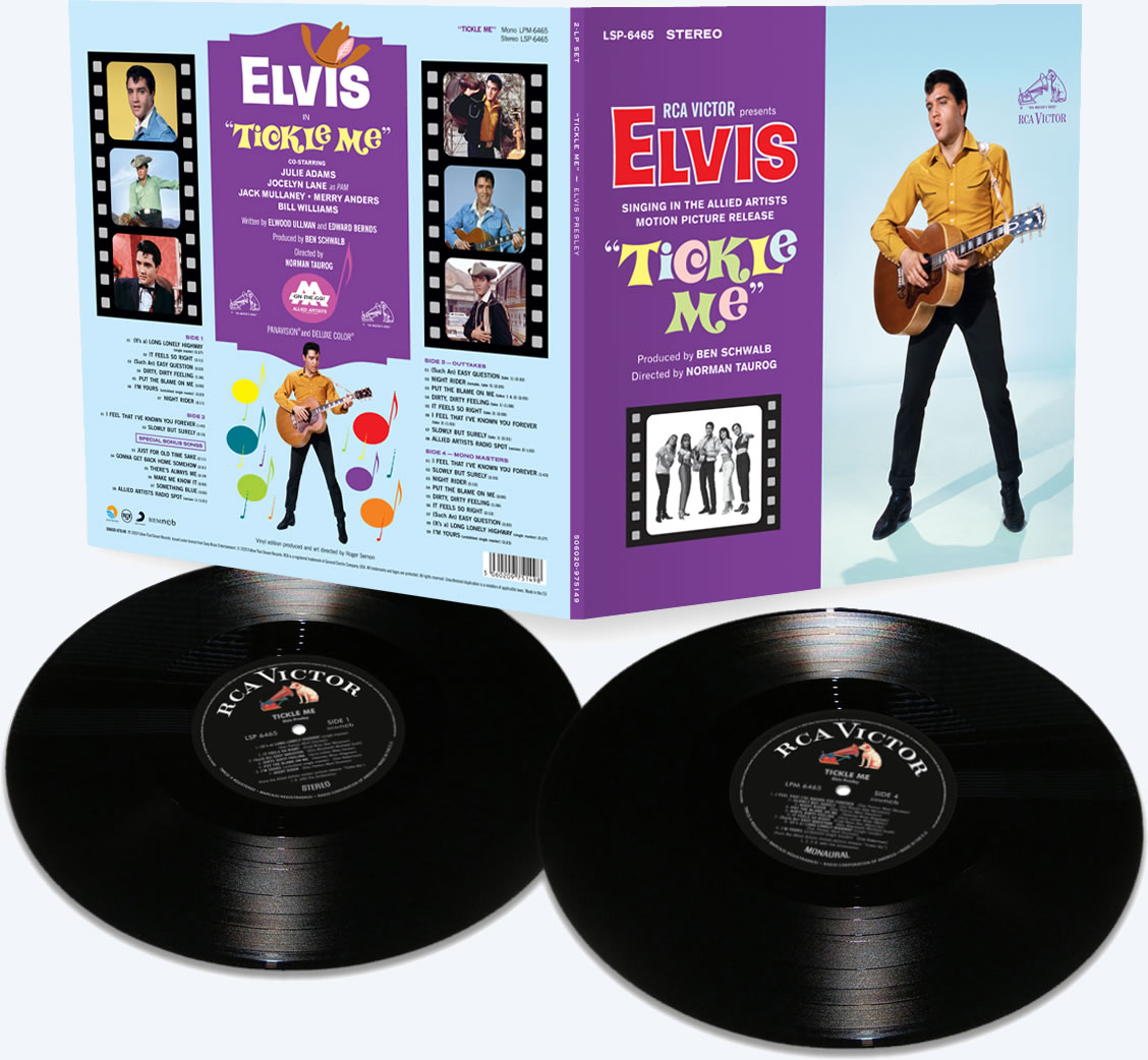 Elvis: Tickle Me | FTD Limited Vinyl Edition 2 LP Record Set (Elvis ...