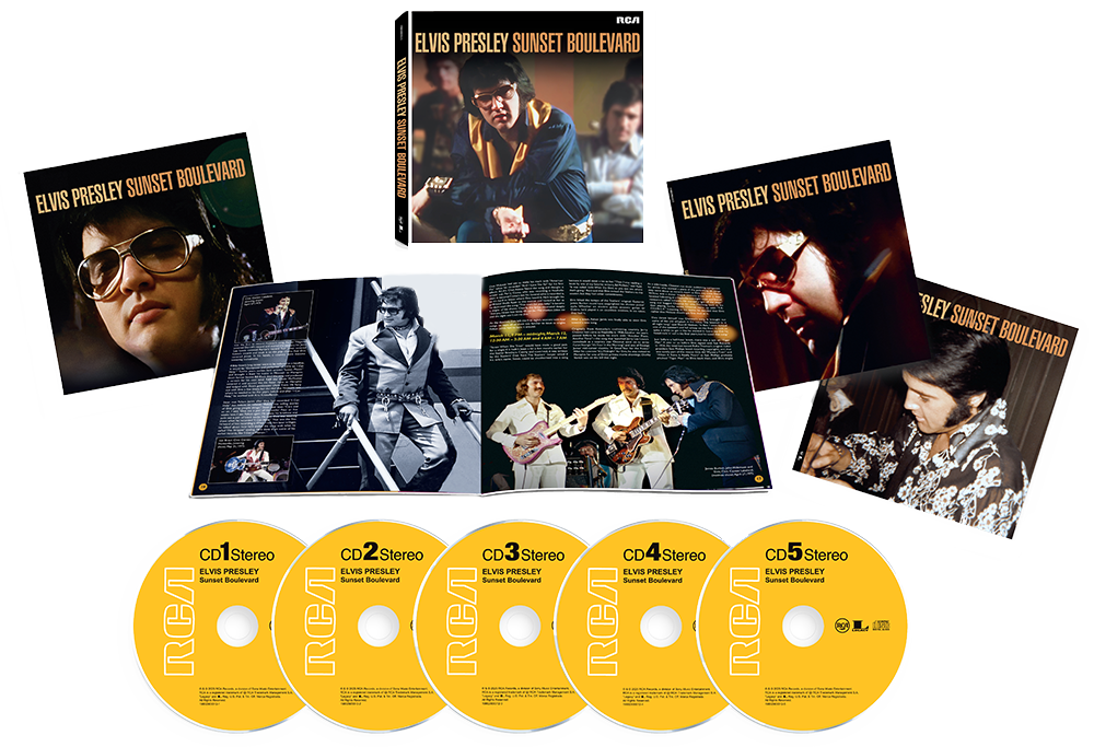 Elvis Presley 'Sunset Boulevard' 5-CD Box Set from Sony Music