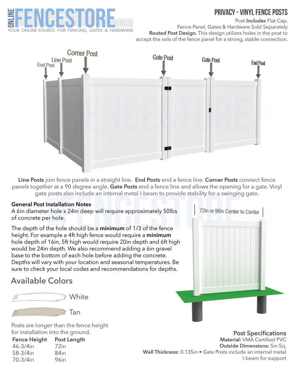 Privacy Vinyl Gates