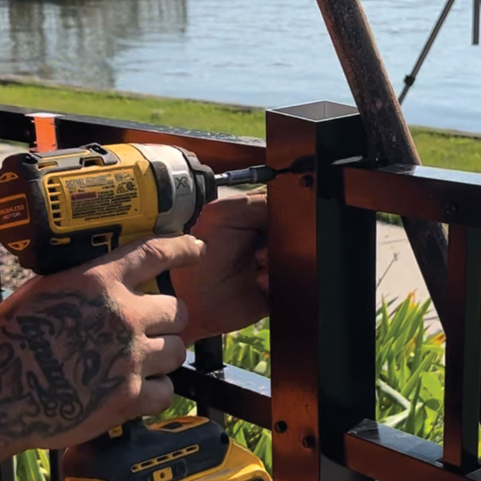 2x2 Blank Aluminum Fence Posts