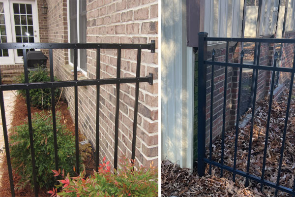 Choosing Between Posts or Wall Mounts for Aluminum Fence Installation ...