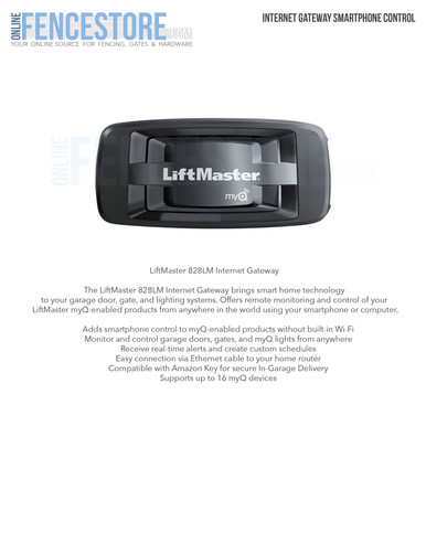 Internet Gateway Smartphone Control 828LM