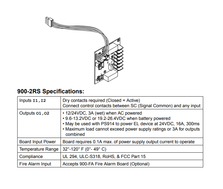 Von Duprin/Schlage PS902-2RS Base Power Supply (2A @ 12/24 VDC- field ...