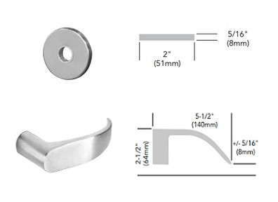 Sargent 60-8216 LNP 26D Apartment, Exit or Public Restroom Mortise Lock ...