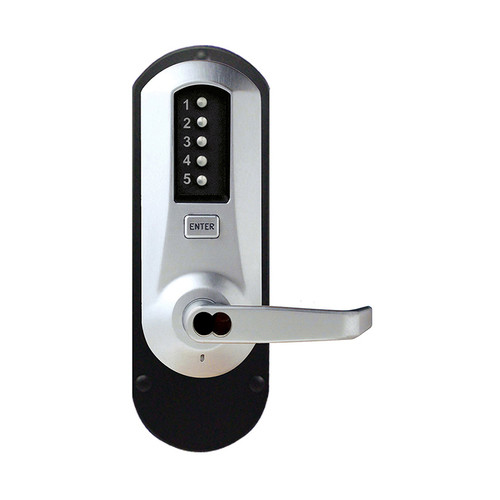 Kaba Simplex 5010RWL Pushbutton Exit Device Trim, Accepts Sargent LFIC