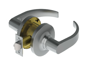 Hager 3510 ARC 26D Grade 2 Passage Lever Set, Satin Chromium Plated