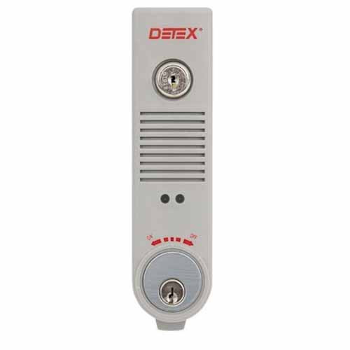 Detex EAX-500 W-CYL KD GRAY Battery Powered Exit Alarm w/ Keyed ...