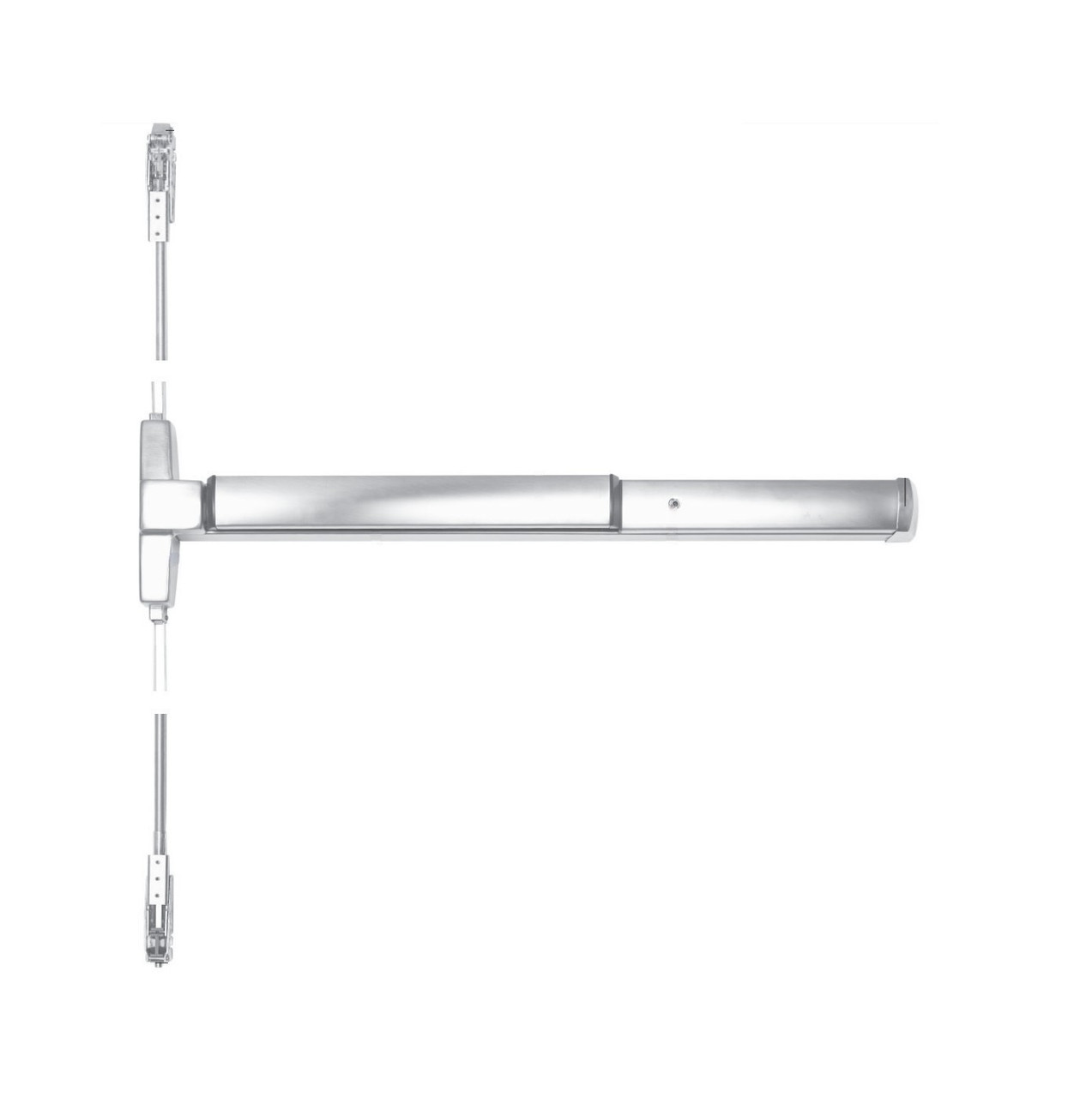 Corbin Russwin ED4800 630 MELR Narrow Stile Concealed Vertical Rod Exit ...