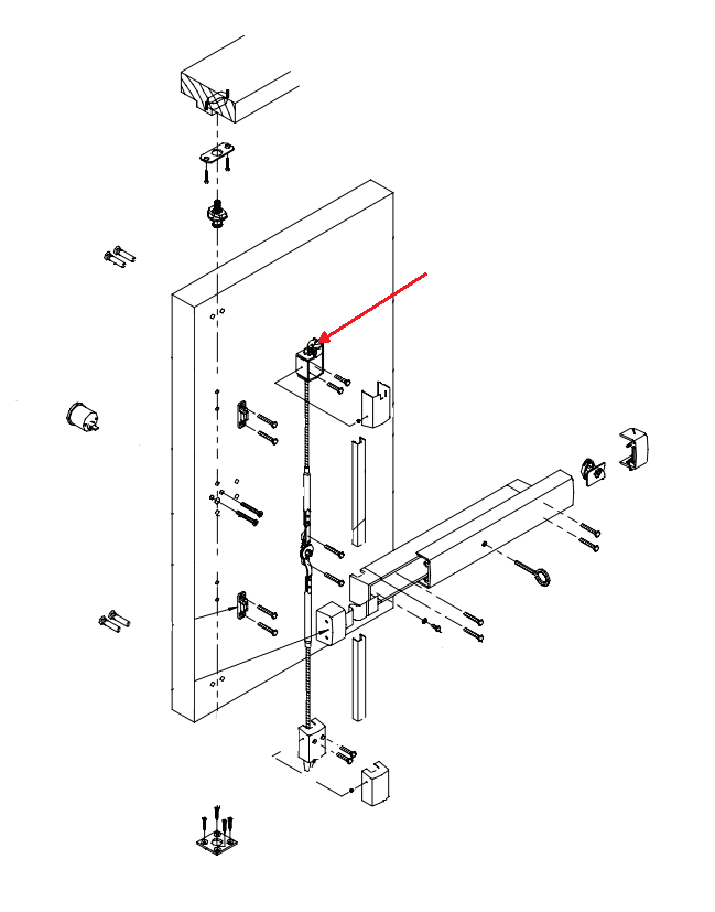 Adams Rite 31-0201 Actuator Assembly