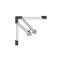 Ives RB471 Straight Roller Bumper, 4 1 ⁄2"