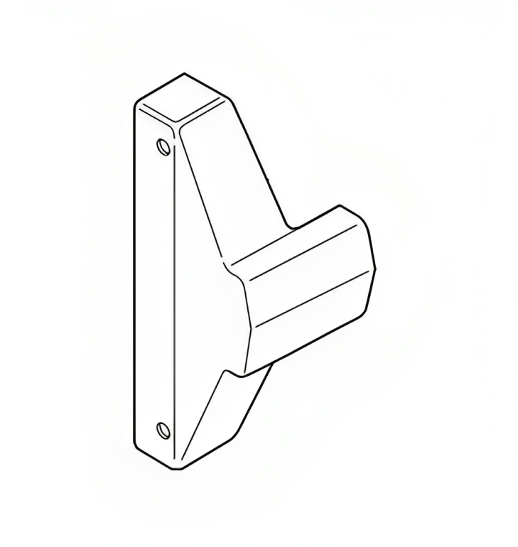 Accentra (Yale) 60-7000-X353-630 Cover, Latch Assembly for 7220, 7220M