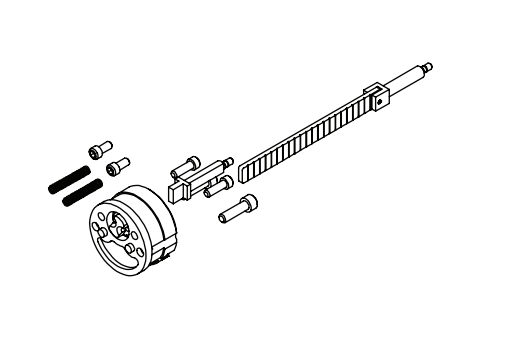 Adams Rite 91-0301-01 Concealed Vertical Rod Spindle Kit
