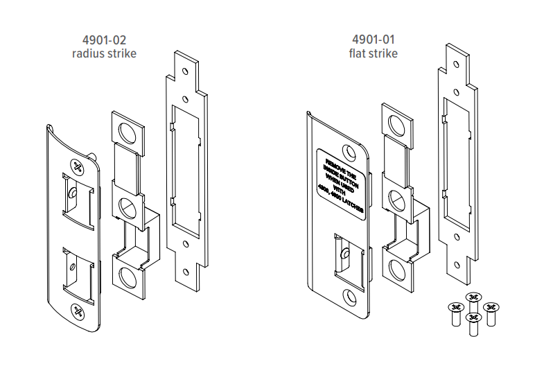 Adams Rite 4901 Long Deadlatch Strike