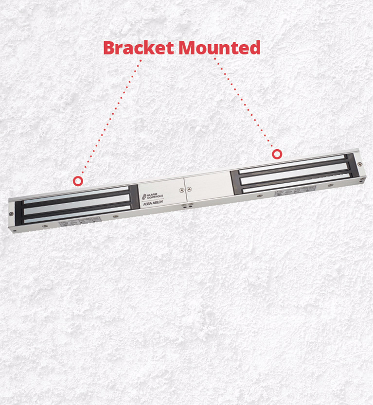 Alarm Controls 600D Electromagnetic Double Magnetic Lock, 600 lbs ...