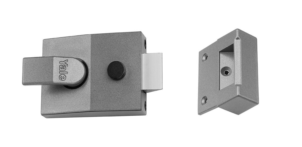 Accentra (Yale) 88 Auxiliary Security Latch, Dark Metallic Gray Finish
