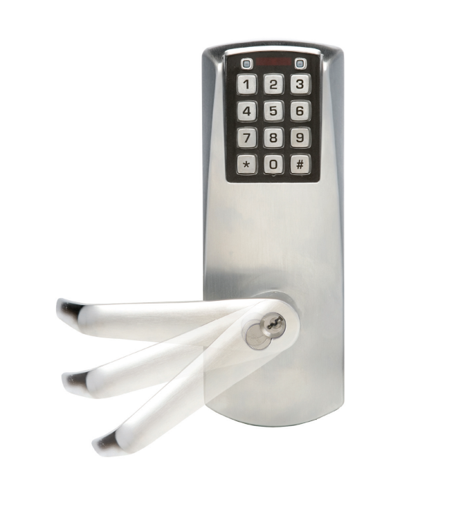 Dormakaba PowerPlex P202YBLL Electronic Pushbutton Exit Trim w/ SFIC ...