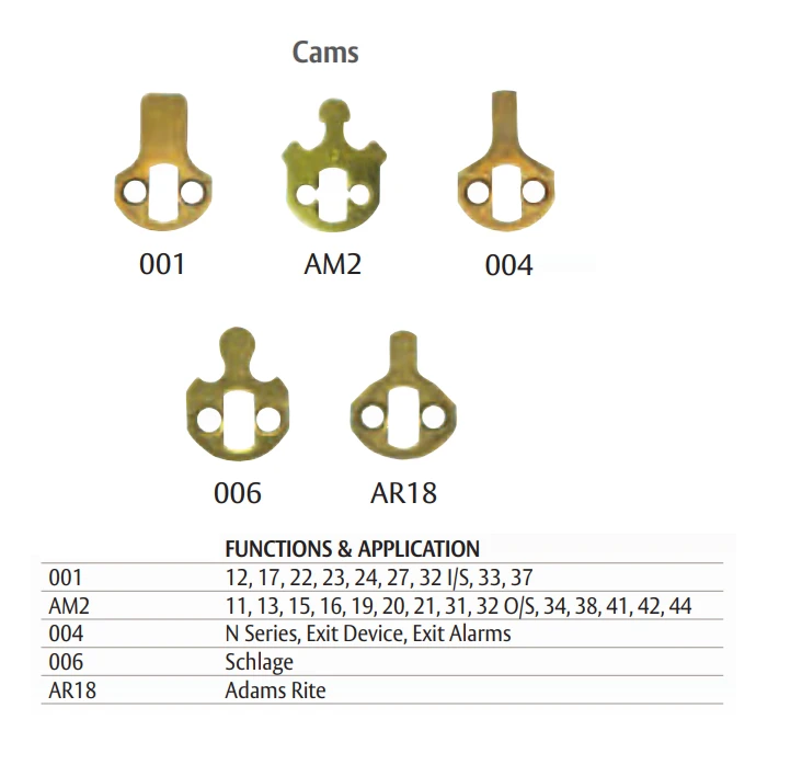 Arrow MC61-2 1-1/4" Mortise Cylinder w/ Arrow "A" Keyway