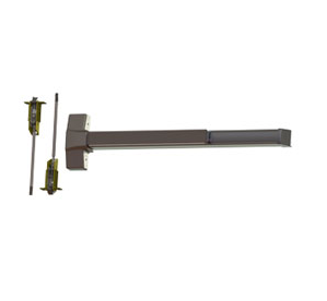 Hager 4501 CVR 36X96 US32D 36" Concealed Vertical Rod Exit Bar, Exit ...