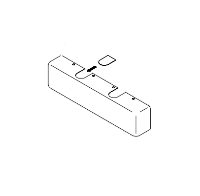 Dormakaba FCSL Full Plastic Slotted Cover