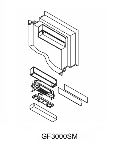 Schlage Electronics GF3000SM Surface Mounted Shear Lock, 3000 lbs ...