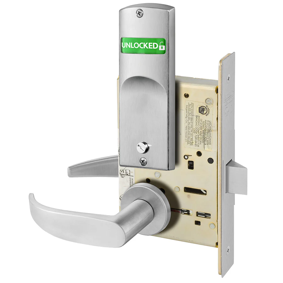 Sargent V10-8265 LNP Privacy Bath/Bedroom Mortise Lock w/ Exterior ...