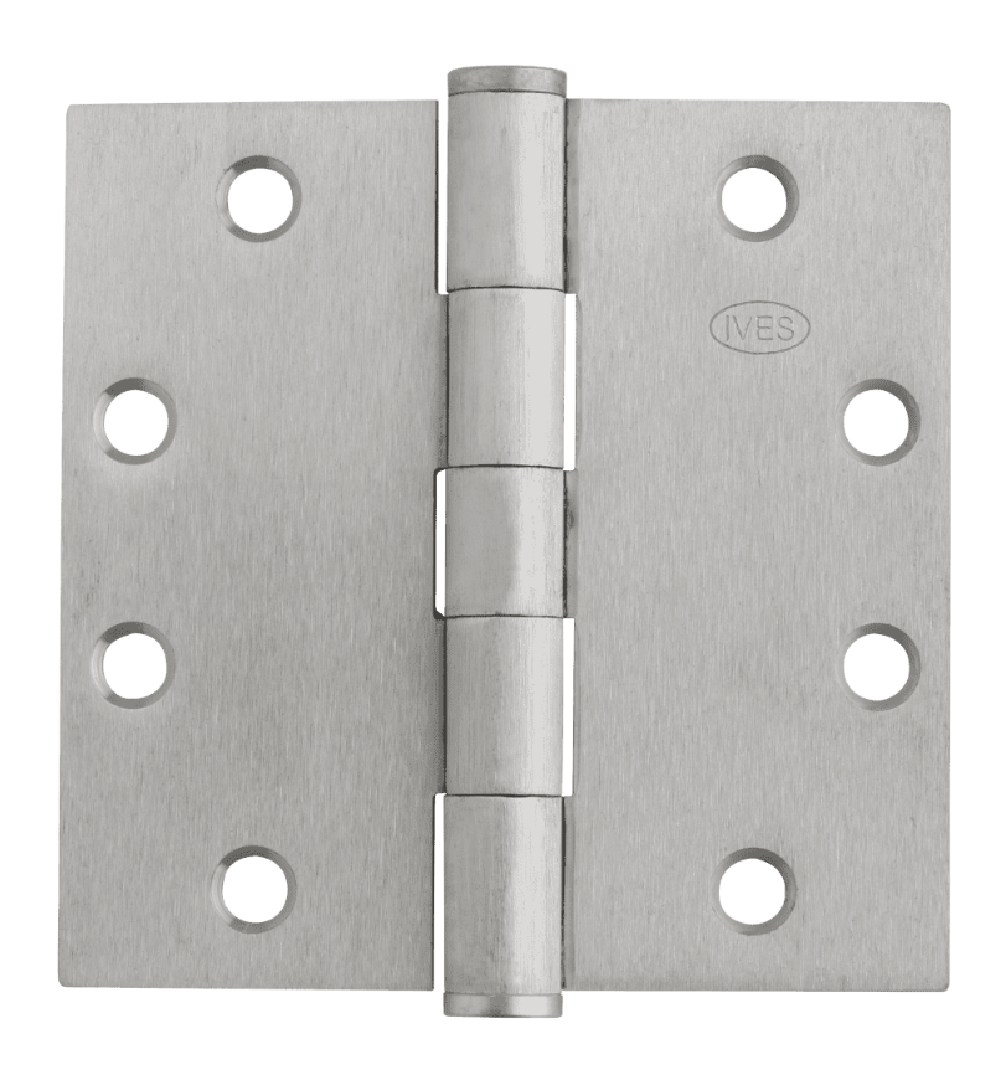 Ives 5PB1 4.5X4.0 Five Knuckle Plain Bearing Hinge, Standard Weight, 4 ...