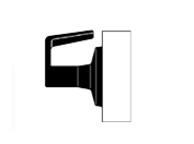 Falcon W12 Q Dummy Lever Trim, Quantum Style