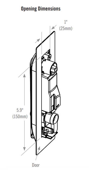 RCI 3525PRX Electronic Rack Handle w/ Proximity Reader
