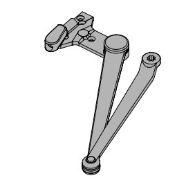 Falcon SC71A SS Door Closer, w/ Spring-n-Stop Parallel Arm