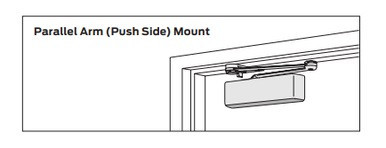 LCN 4040XP SCUSH Door Closer w/ Spring Cush-n-Stop Arm