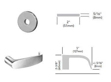 Sargent 8205 LNL Office or Entry Mortise Lock