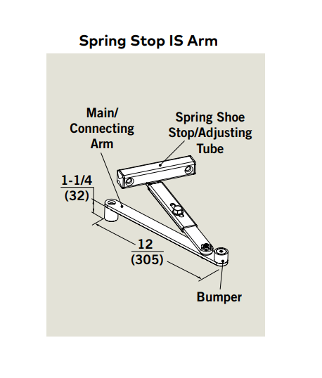 Dormakaba 8916 SIS Heavy-Duty Surface Applied Door Closer w/ Spring ...