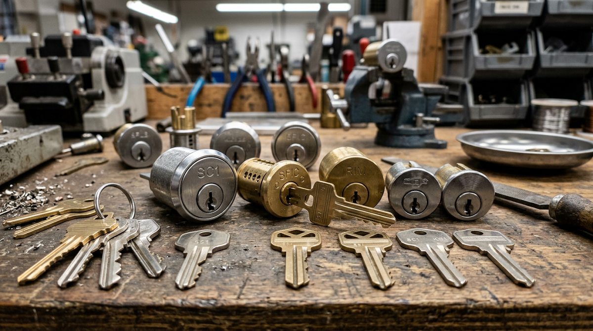 Commercial Cylinder Keyways and Keying Compatibility - National Lock Supply