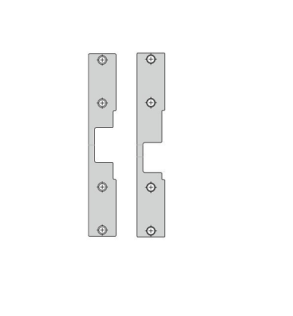 Electric Strike Faceplates | Finished Access Control