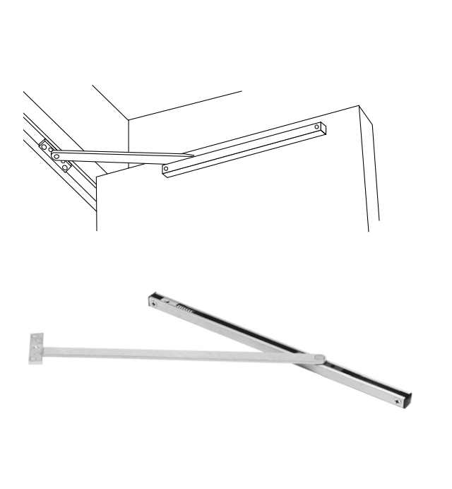 Rixson 10-336 Standard Duty Surface Mount Overhead Stop