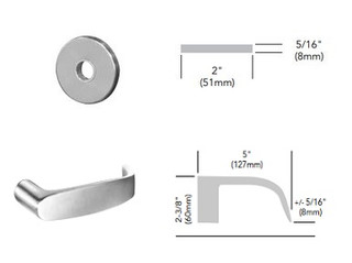 Sargent 8215 LNL Passage or Closet Mortise Lock