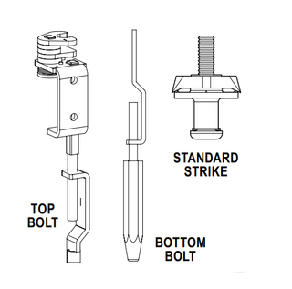 Adams Rite 8600 Narrow Stile Concealed Vertical Rod Exit Device