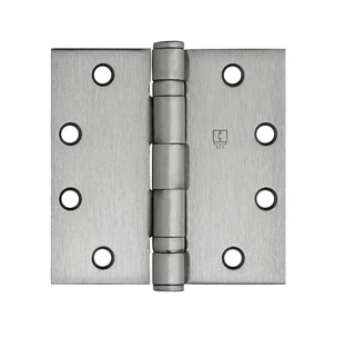 Hager BB1279 5X4-1/2 US26D Full Mortise Ball Bearing Hinge, Standard ...