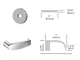Sargent 8251 LNL 26D Storeroom Deadbolt Mortise Lock, Satin Chrome Finish