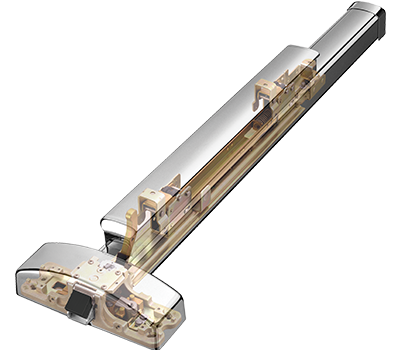 PHI Precision 2103 Rim Exit Device, Key Retracts Latchbolt Prep (No Trim)