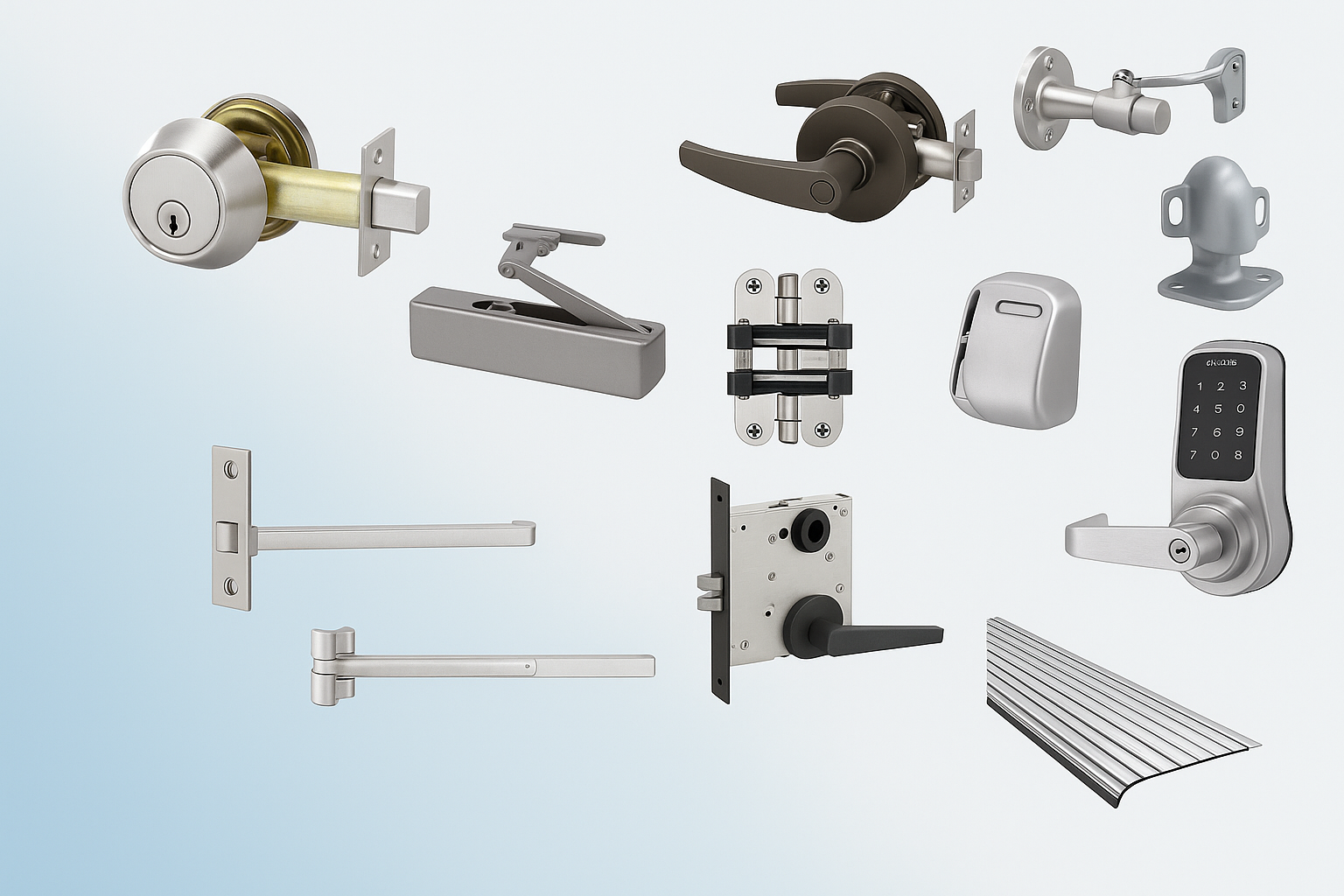 Commercial Door Hardware Types Explained - National Lock Supply