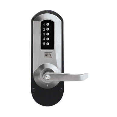 Kaba Simplex 5010XKWL Pushbutton Exit Device Trim, Kaba 90 Keyway