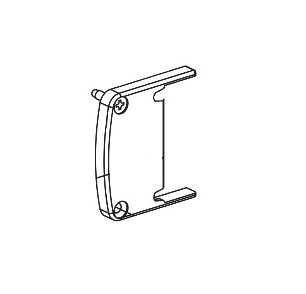 Falcon ECAP.129 Lock Stile Push Bar End Cap