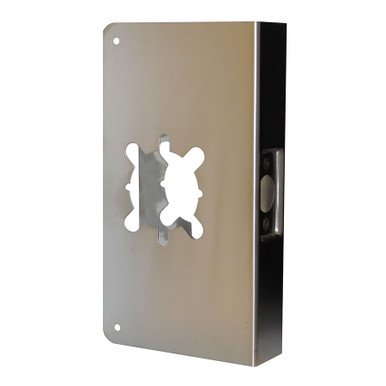 Don-Jo 12-2-CW Wrap Around Plate For Cylindrical Lever Locks