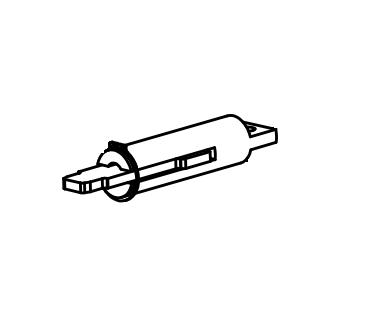 Detex 101478 Shaft Extension Assembly, 08/09BN Trim