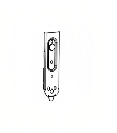 Detex 102715 EAX-500 Series Part, Steel Backplate Assembly